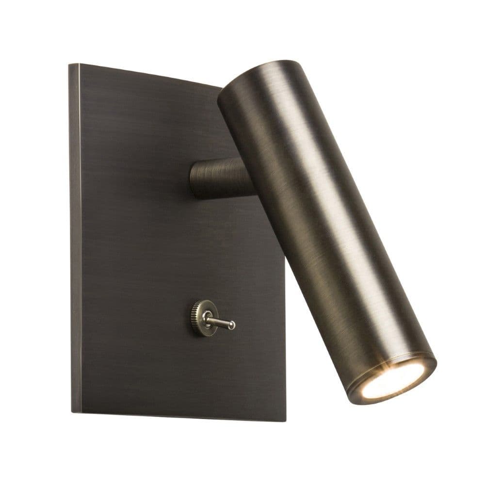 Astro 1058017 Enna Square Switched LED Reading Light Bronze