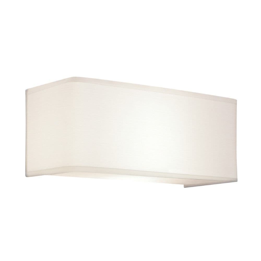 Astro 1166002 Ashino Wide Wall Light White Fabric
