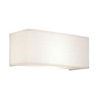 Astro 1166002 Ashino Wide Wall Light White Fabric