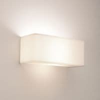 Astro 1166002 Ashino Wide Wall Light White Fabric