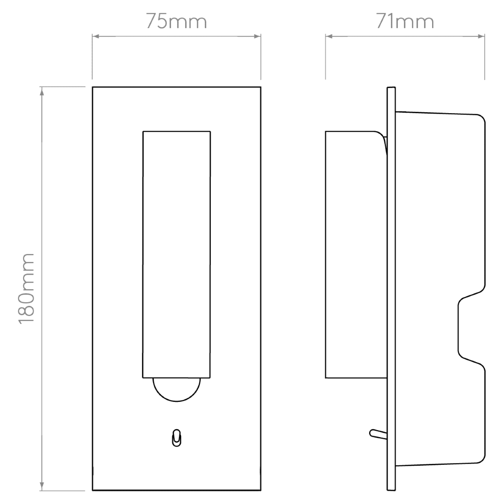 Astro 1215039 Fuse Switched LED Reading Light Matt Nickel