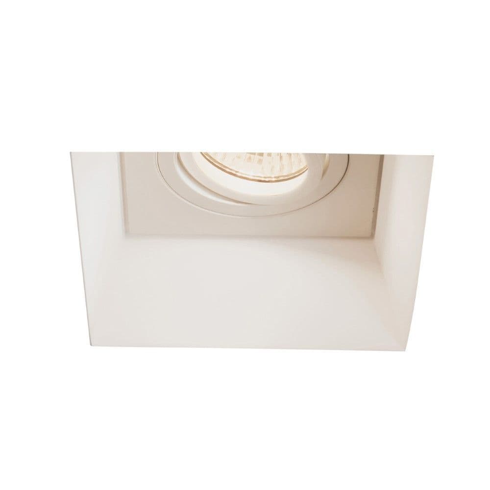 Astro 1253007 Blanco Square Adjustable Recessed Spot Light Plaster