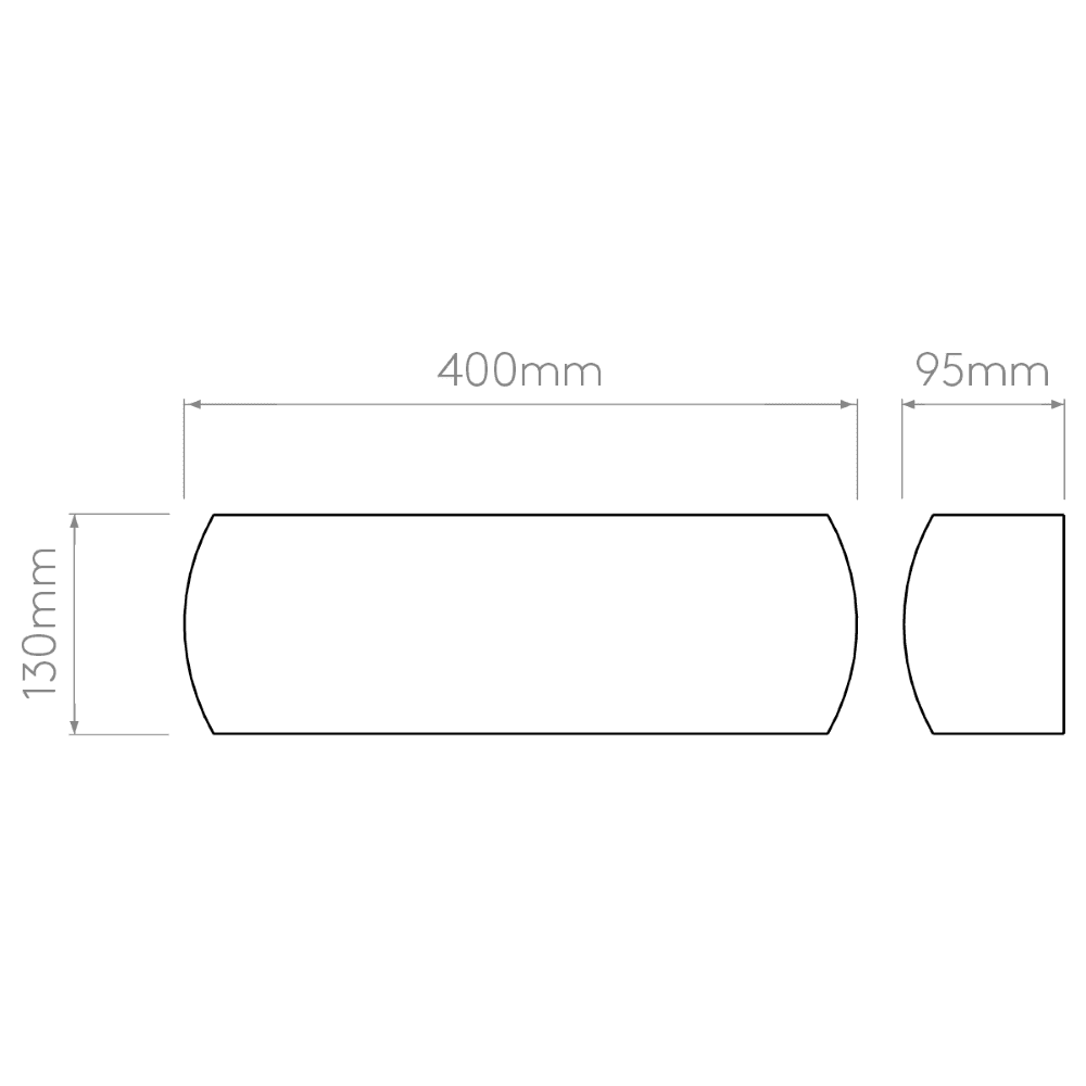 Astro 1299002 Milo 400 Wall Light Ceramic