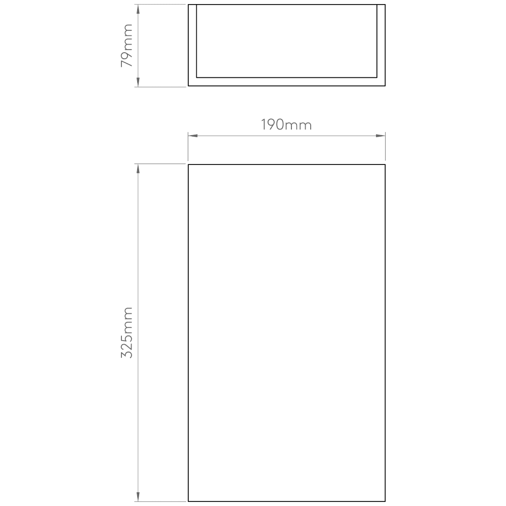 Astro 1315002 Pella 190 Wall Light Plaster