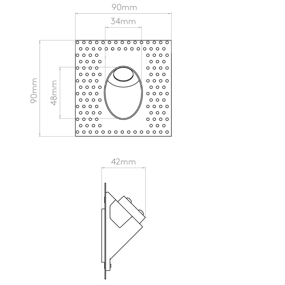 Astro 1342002 Leros Trimless LED Matt White | Light Bulb World