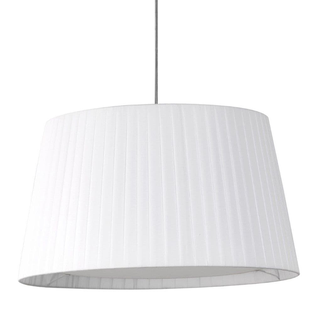 Astro 5002009 Tapered Round 400 Pleated Shade White