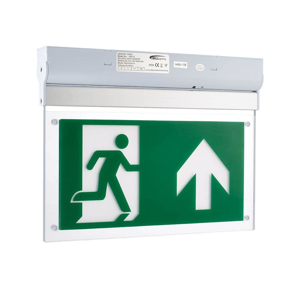Bell 09012 Spectrum Rotating LED Emergency Exit Blade Sign