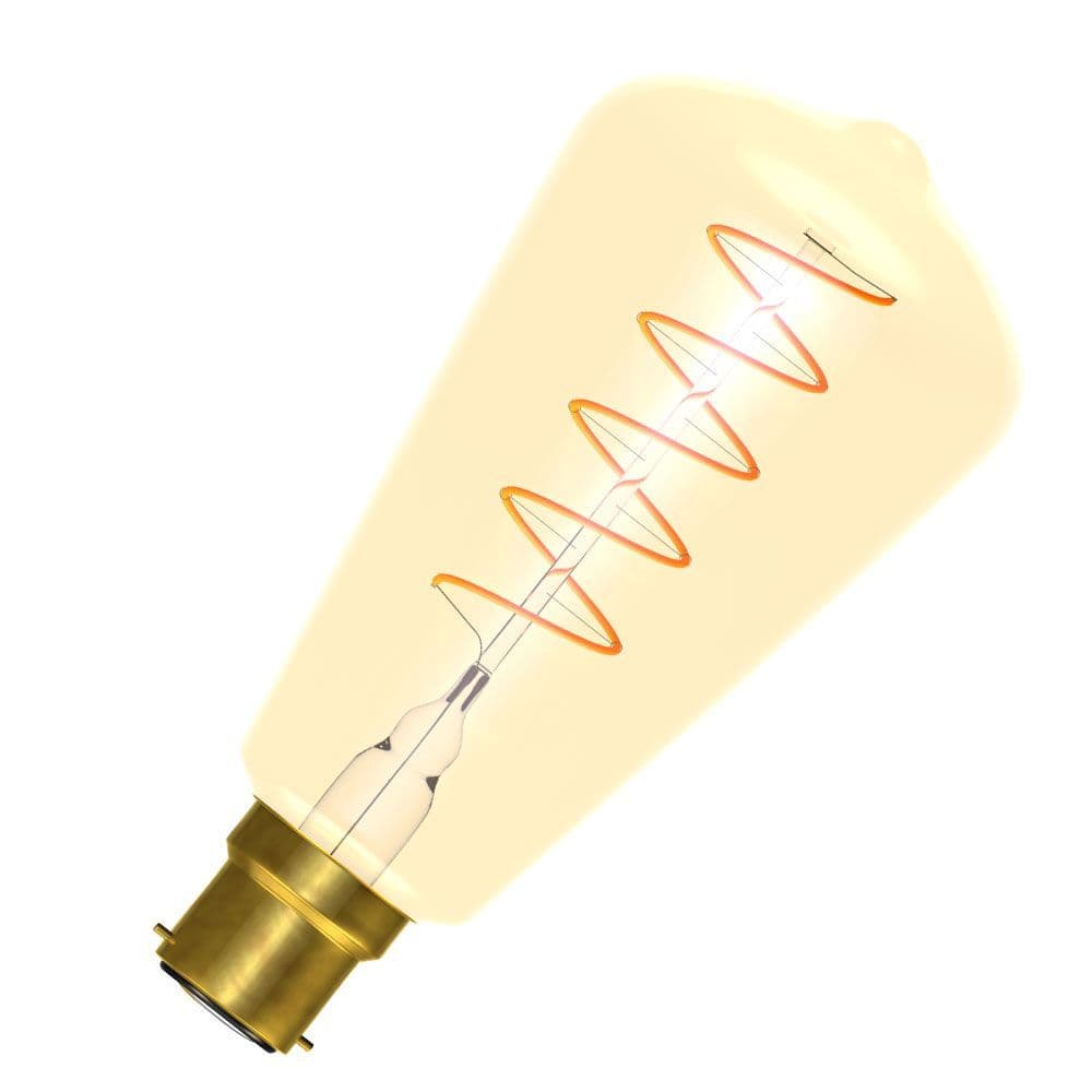 Bell 60018 Vintage Soft Coil Filament LED ST64 Dimmable BC Cap 4W