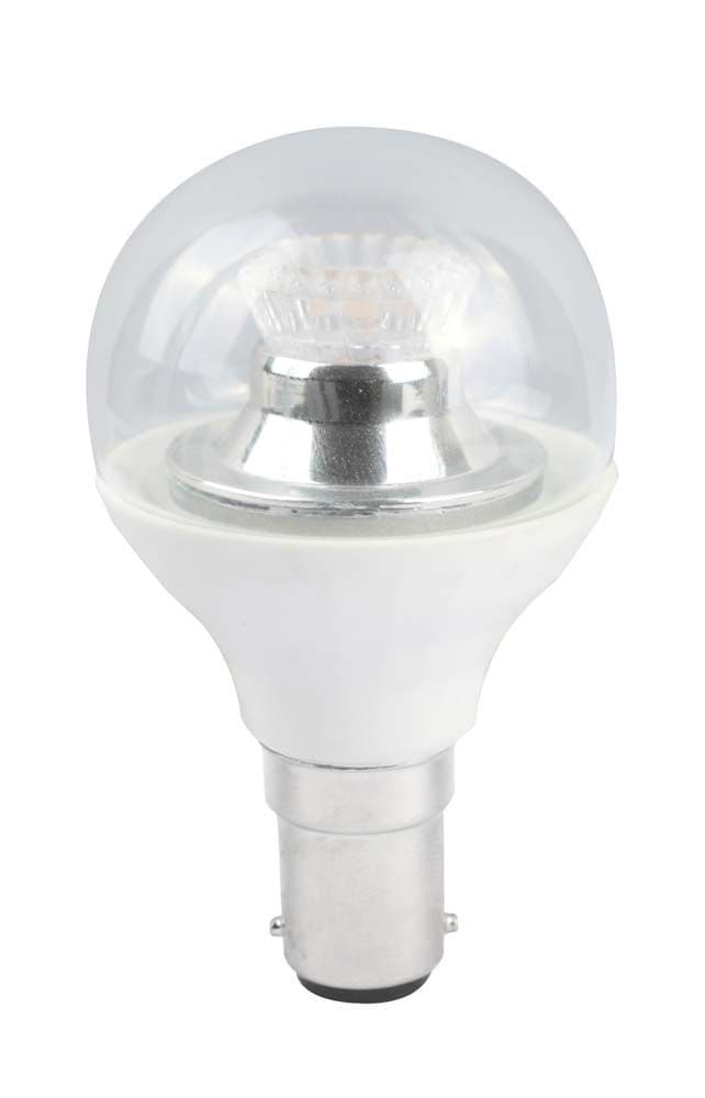 BELL 60583 2.1w LED 45mm Dimmable Round Ball Clear SBC 4000K ...