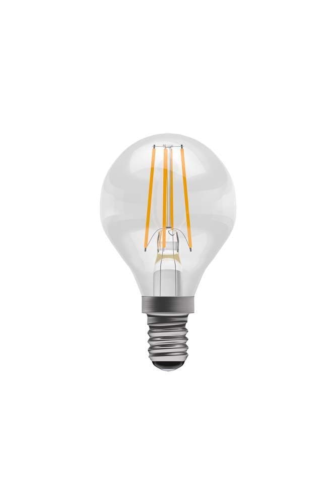BELL 60737 3.3w LED Filament Round BC Clear 4000K | Lightbulb World