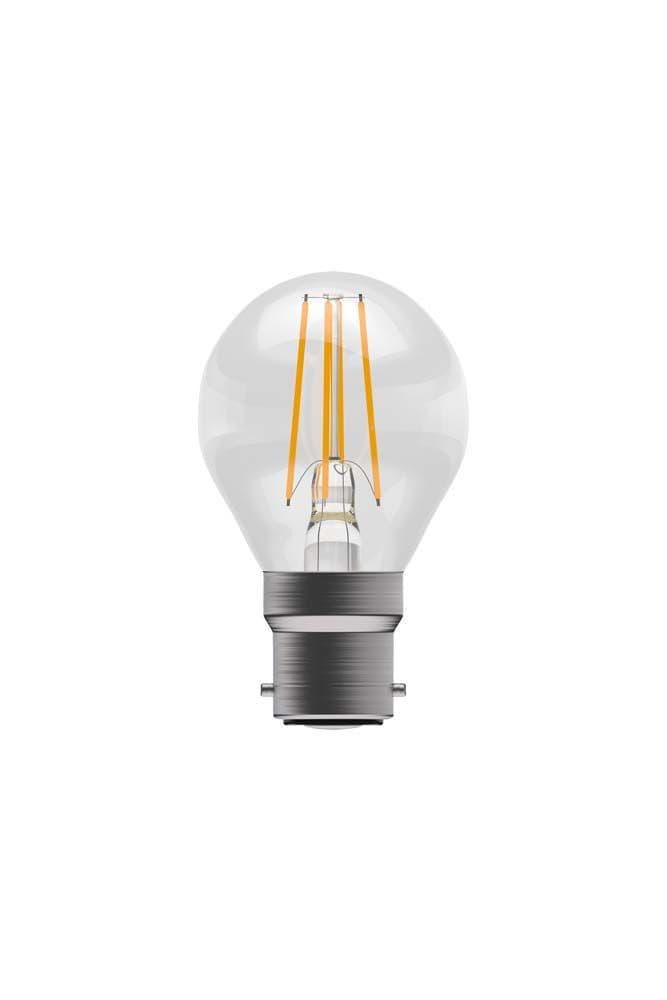 BELL 60740 3.3w LED Dimmable Filament Round BC Clear 2700K | Lightbulb ...