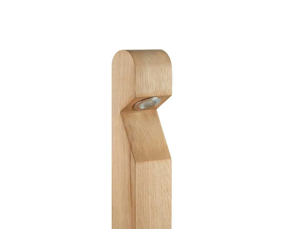 Collingwood BL01DOS30 LED Bollard Oak Wood Finish, Warm White