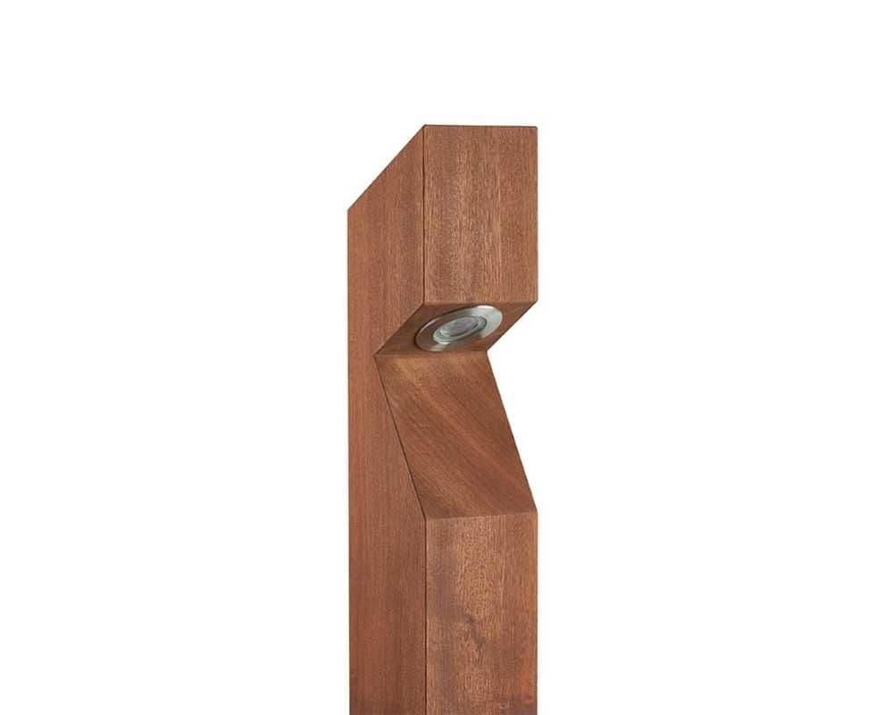 Collingwood BL01FSS40 LED Bollard Sapele Wood Finish, Cool White