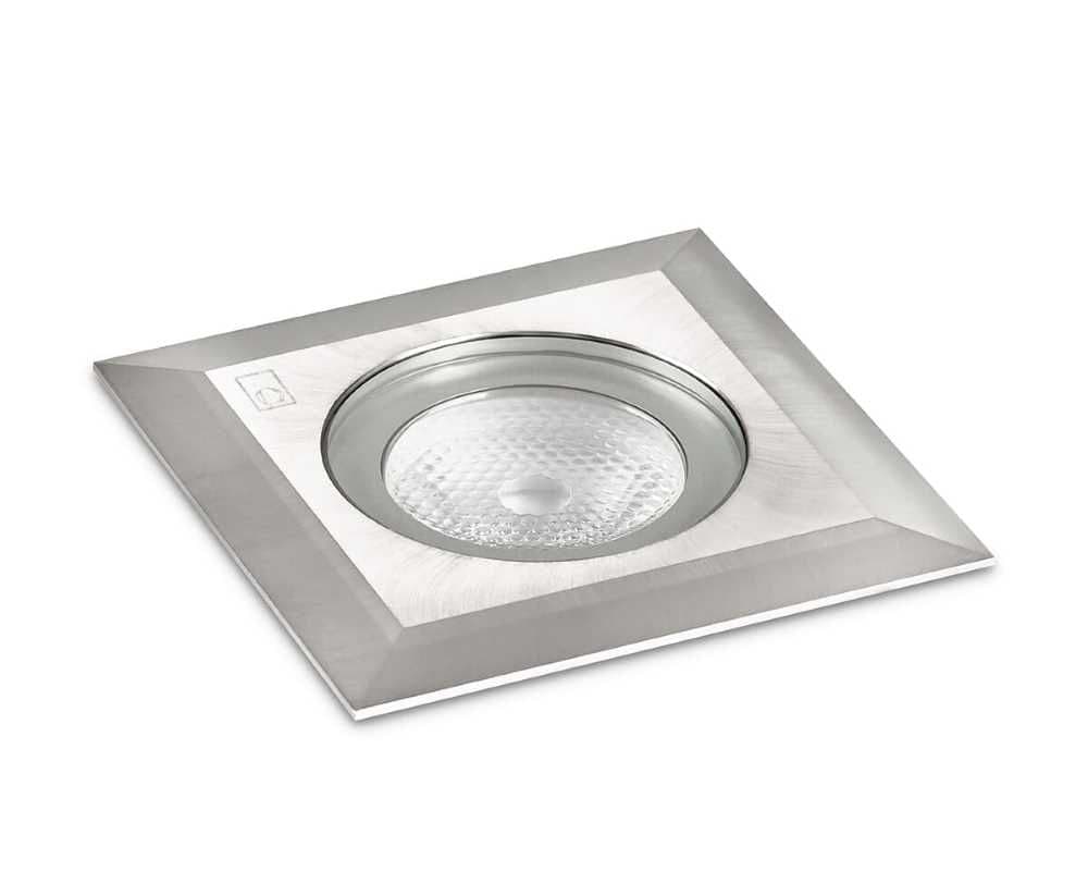 Collingwood GL016 SQ BLUE LED Ground Light Stainless Steel, Blue