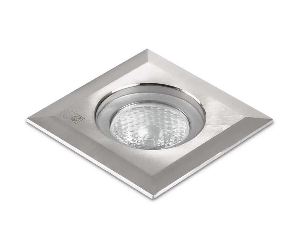 Collingwood GL019 SQ S NW LED Ground Light Stainless Steel, Cool White