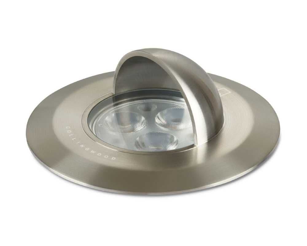 Collingwood GL034DWBM27 LED Ground Light Stainless Steel, Warm White