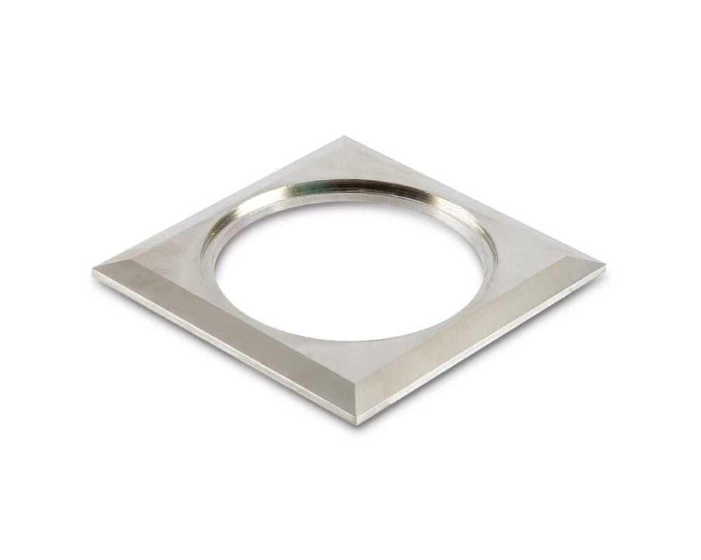 Collingwood GLA01 Square Transformer Plate Brushed Stainless Steel