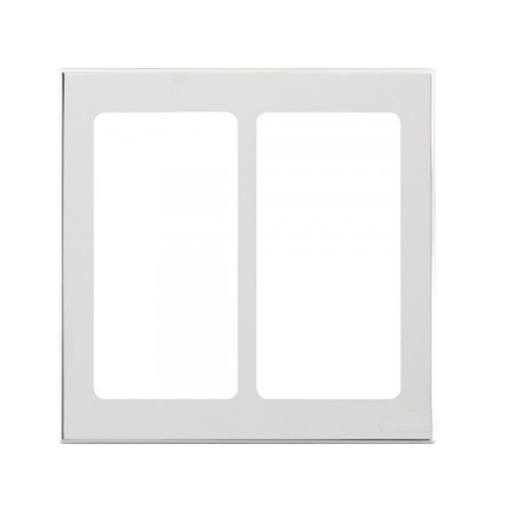 Lutron Pico RA2 Select Dual Gang Pico Faceplate - Bright Chrome LPFP-S2-BC