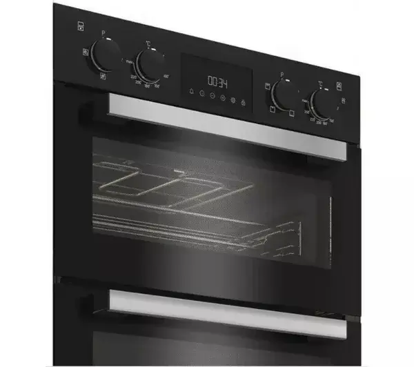 Hotpoint DIH10DB 59 4cm Built In Electric Fan Double Oven - Black