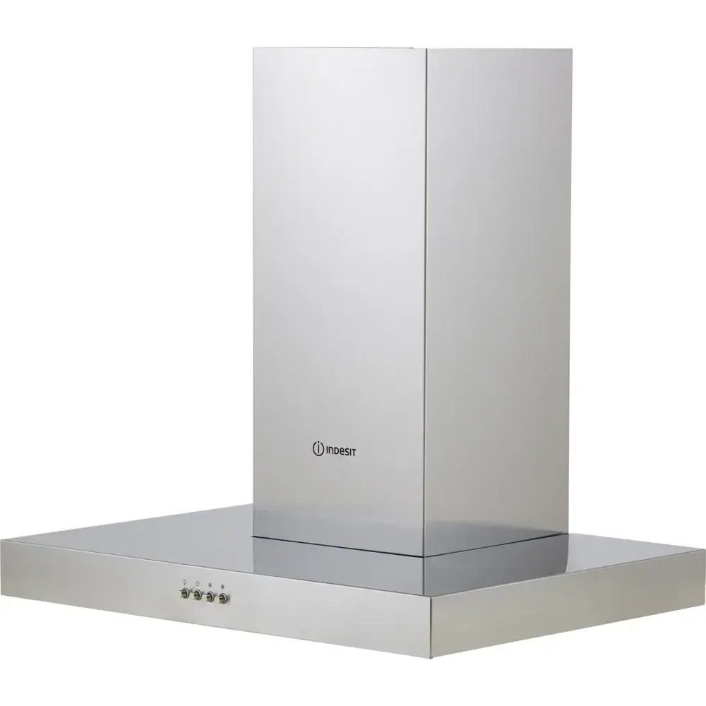 Indesit IHBS6 5LMX 60cm Chimney Cooker Hood - Stainless Steel