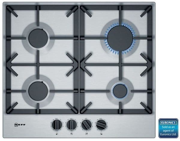 Neff 60cm Gas Hob T26DS49N0 Stainless Steel
