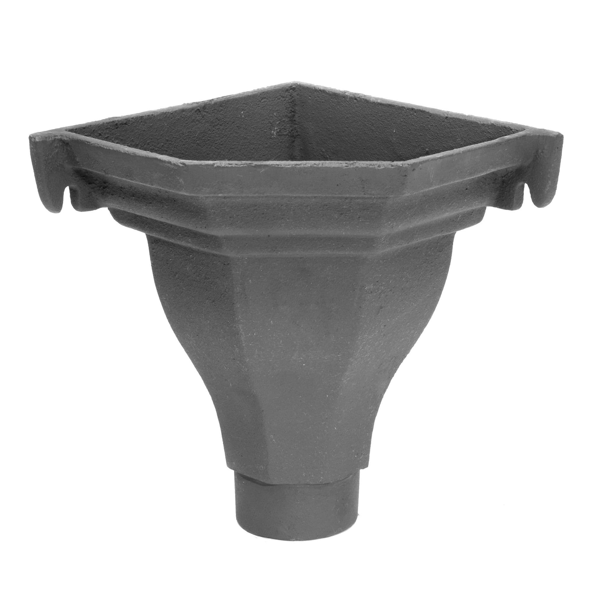 Buy Cast Iron Fluted Corner Hopper Heads For Guttering