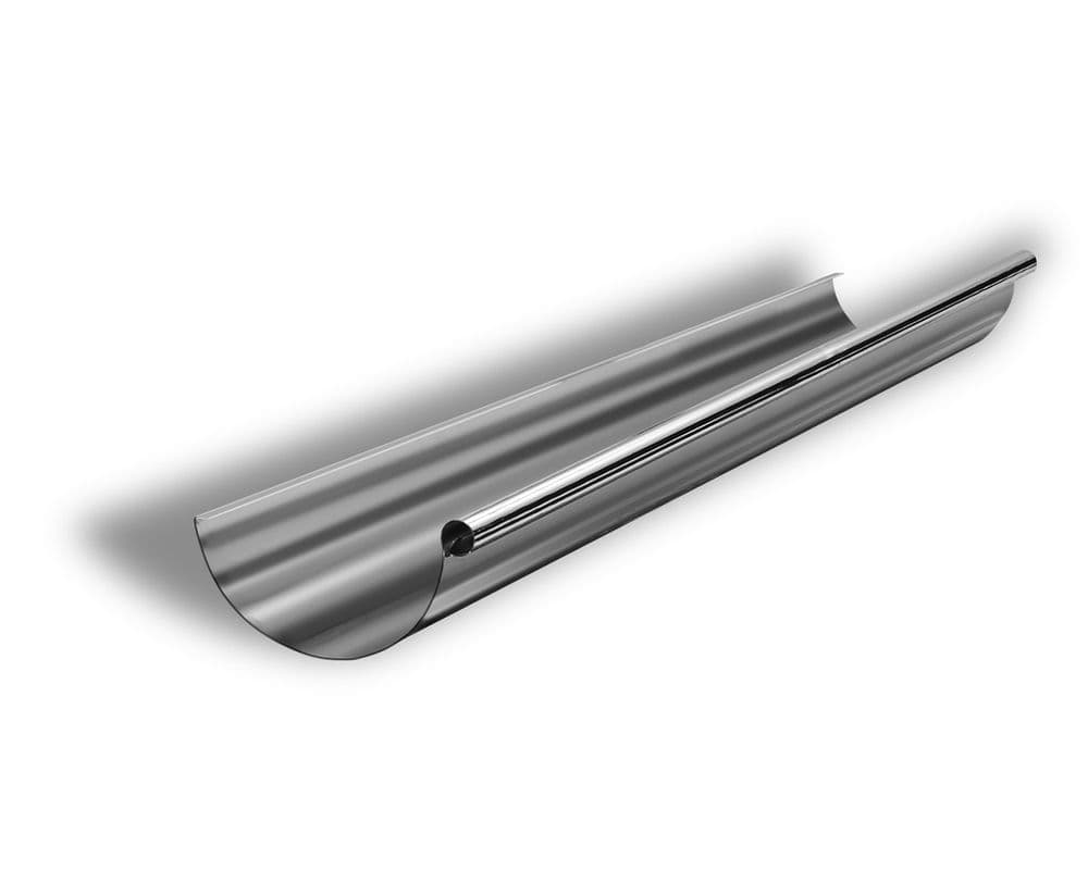 Buy 3m lengths of steel half round gutters