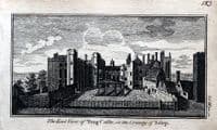SHROPSHIRE TONG CASTLE Original Copper Engraved Antique Print c1770