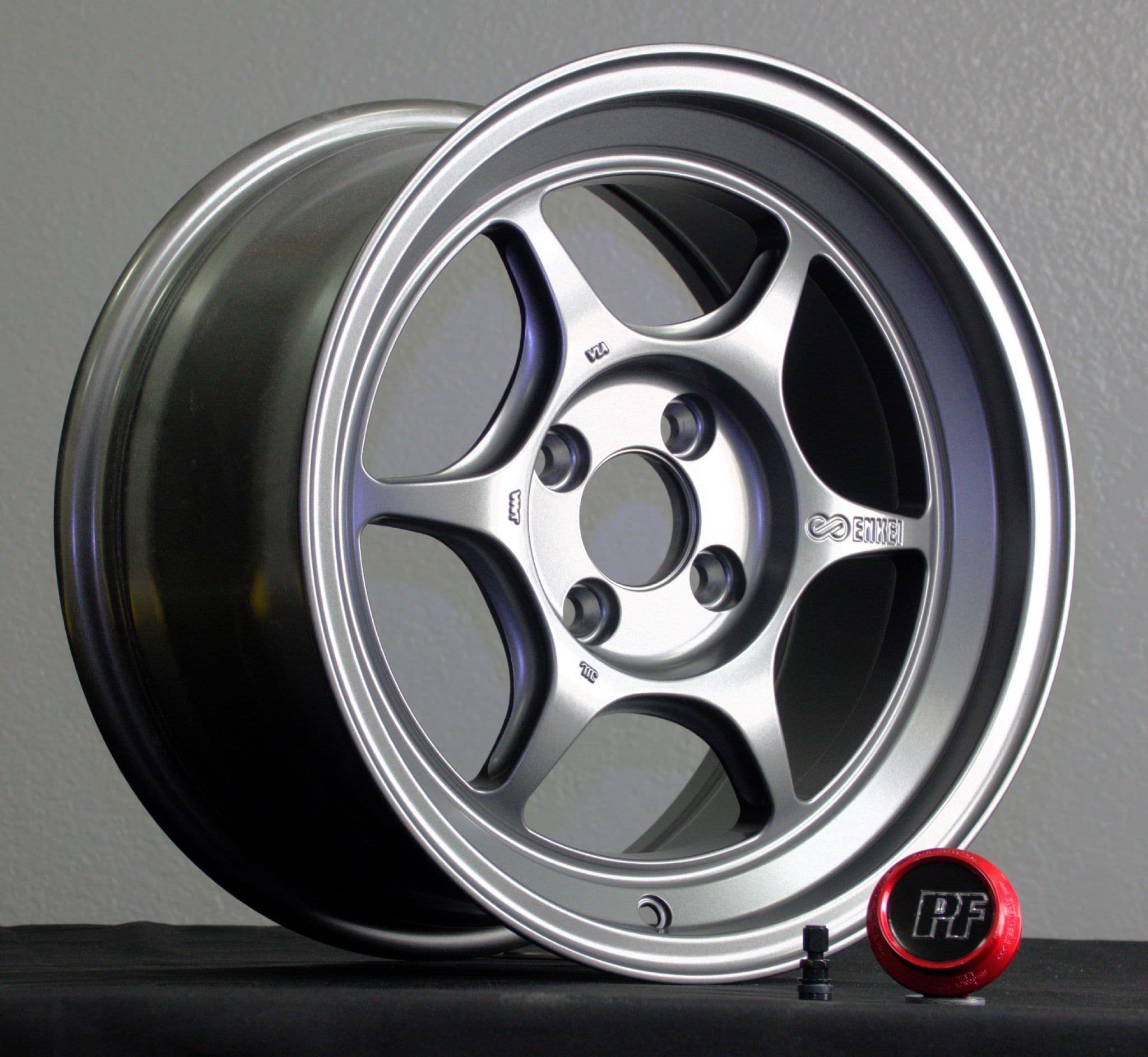 Enkei PF06 15x8 4x100 35 Gunmetal or Bronze wheels