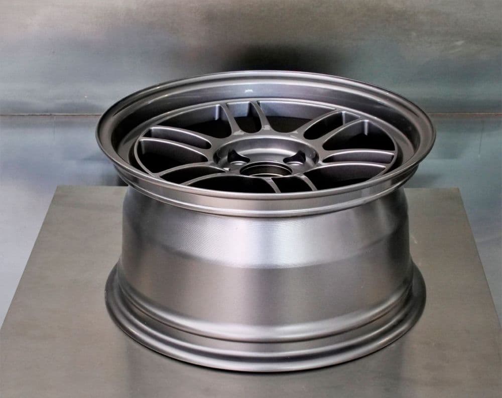 Enkei RPF1-RS 28mm 15x8 Gun Metallic wheels