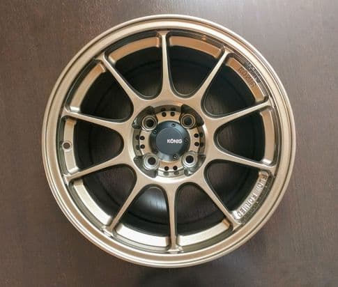 Konig Dekagram Wheels Gloss Bronze 15x8 or 16x8 Wheels