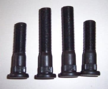 LONG WHEEL STUDS 63mm or 47mm TO ENABLE SPACERS TO BE FITTED M12 x 1 5mm