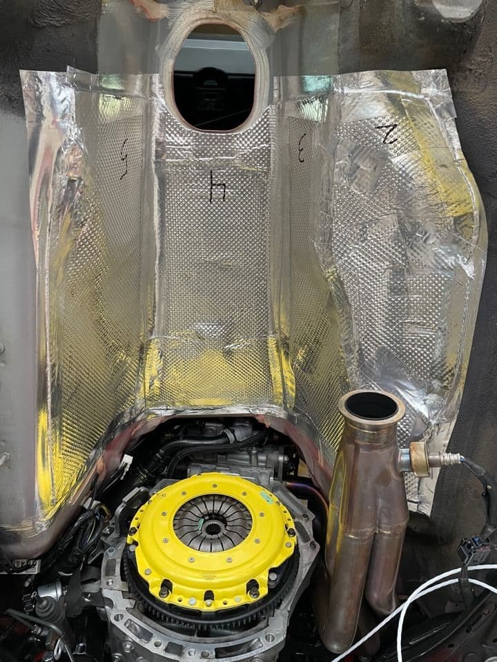 Mazda RX8 MX5 NC Transmission Tunnel Heat Shield Kit Made by DEI