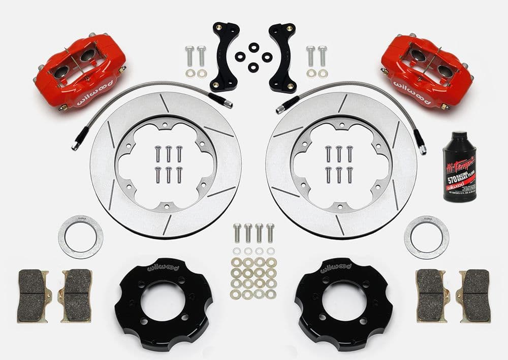 MX5 NA/NB FRONT Big Brake Kit by Wilwood - Red Calipers - 280mm Slotted ...