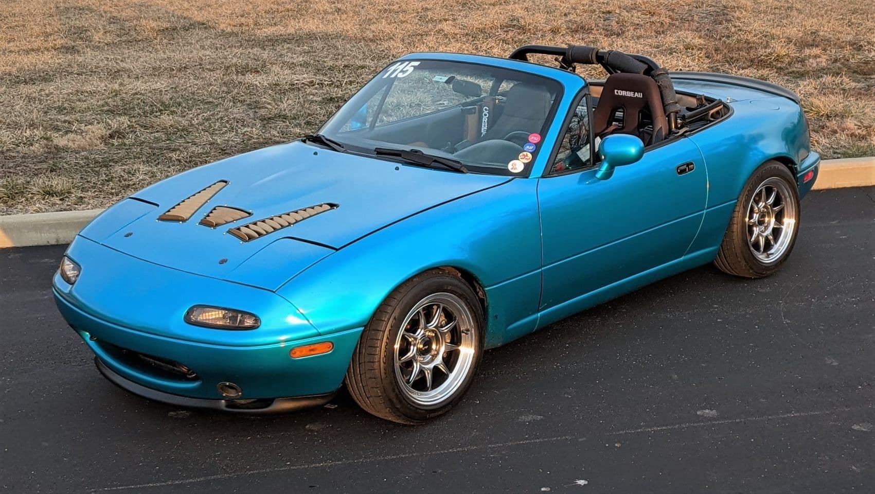 MX5 NA/NB Konig Countergram HYPER CHROME w/ Machined Lip wheels