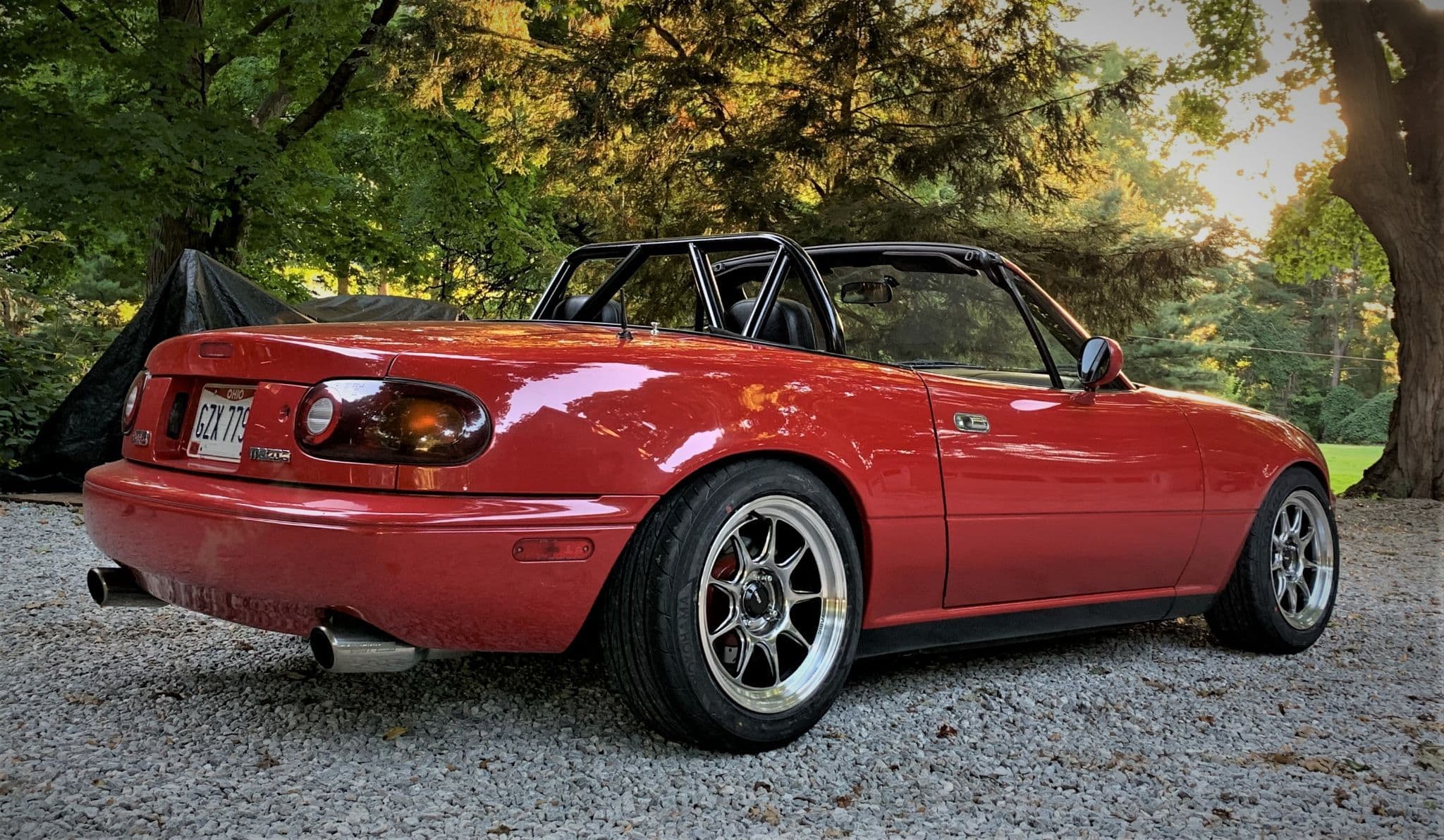 MX5 NA/NB Konig Countergram HYPER CHROME w/ Machined Lip wheels