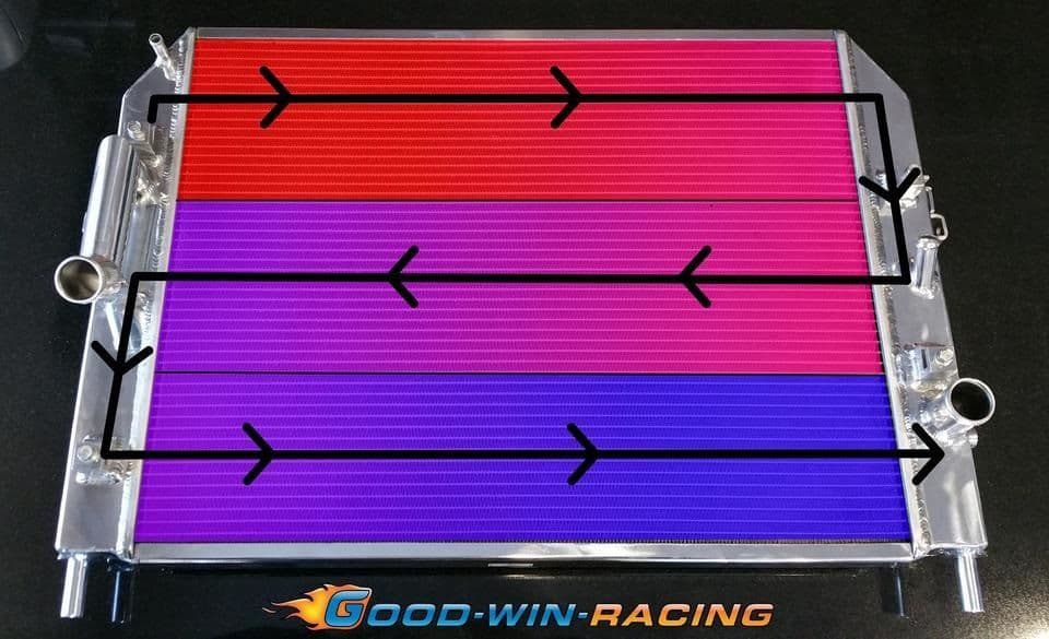 MX5 NC Goodwin Racing Triple-Pass MAXIMUM PERFORMANCE 42mm Radiator