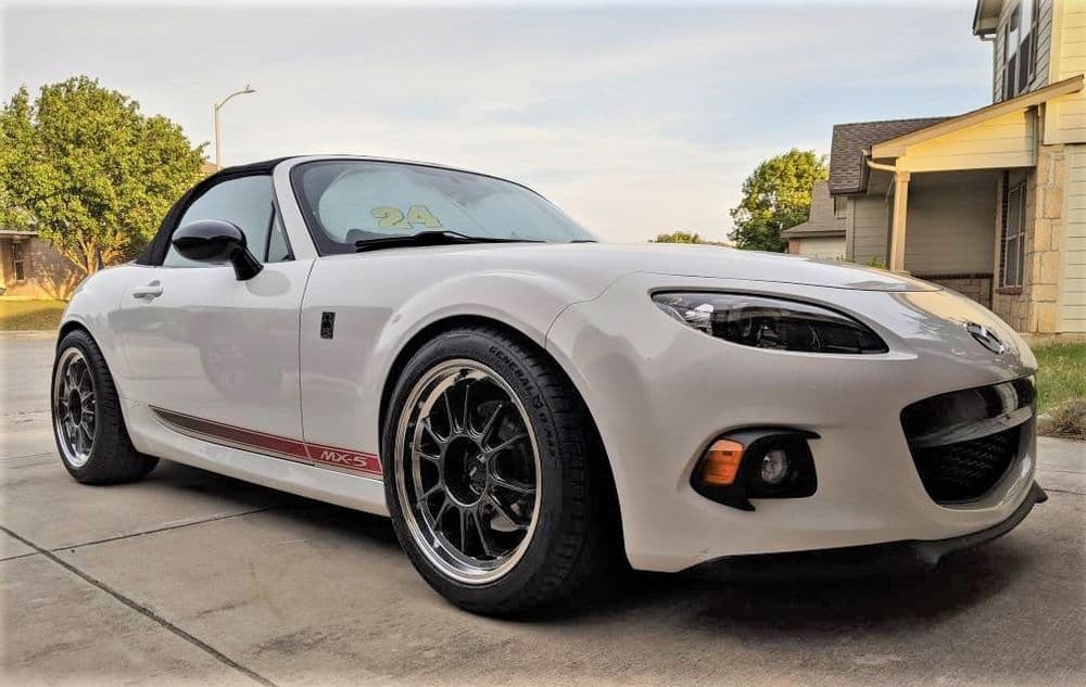 MX5 NC Konig Hypergram 17x9 5x114 40 Carbon w/ Machined Lip