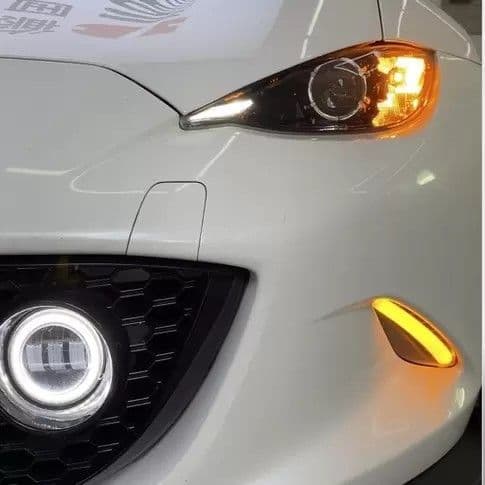 MX5 ND Carbon Miata LED Daytime Running Lights Sequential Turn Signals