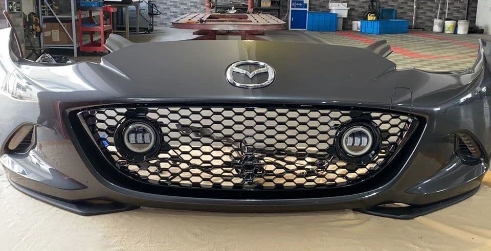 MX5 ND Carbon Miata Spyder Grille with Dual Colour Lights
