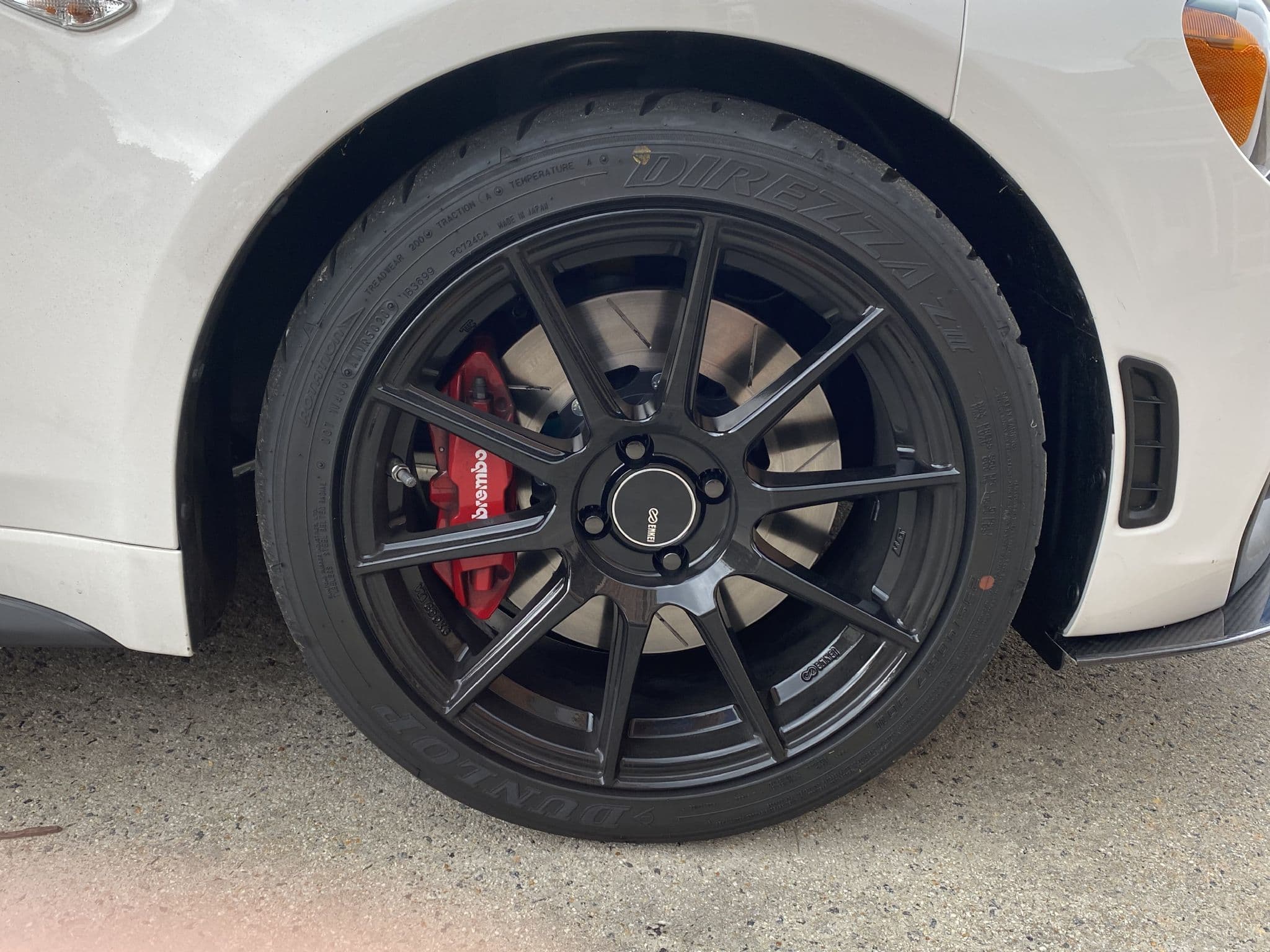 MX5 ND Enkei TS-10 17x8 40 4x100 Gloss Black fits Fiat 124