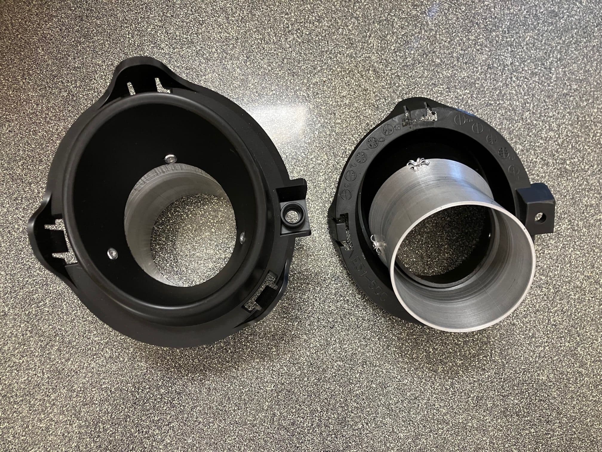 MX5NC Brake Ducting Bumper Inlet to replace spot lamp