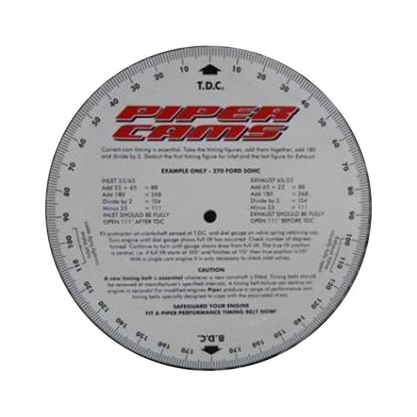 Piper Cams Camshaft Timing Disc