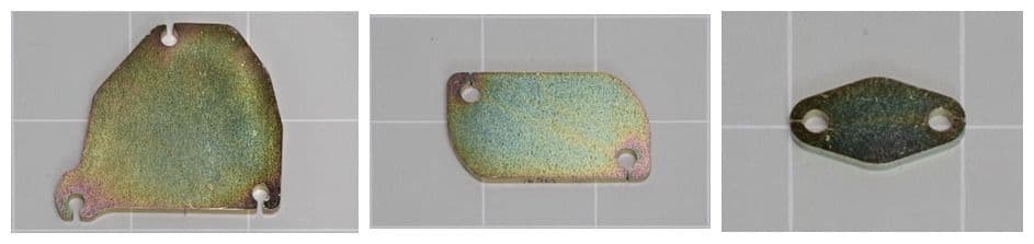 RX7 FC Engine Blanking plate kit for aftermarket Exhaust installation