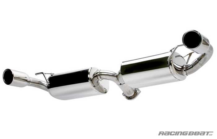 RX8 Racing Beat REV8 Single Outlet 3" Cat Back Exhaust System for 2008 ...