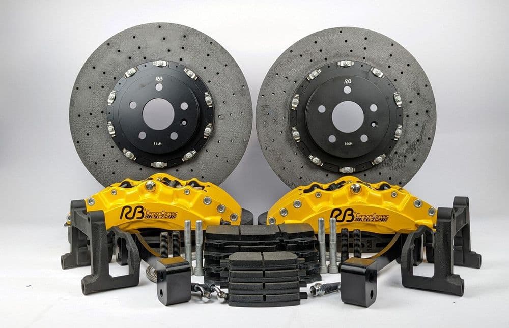 Tesla Plaid Carbon Ceramic Brake System Upgrade Kit giving your Tesla ...