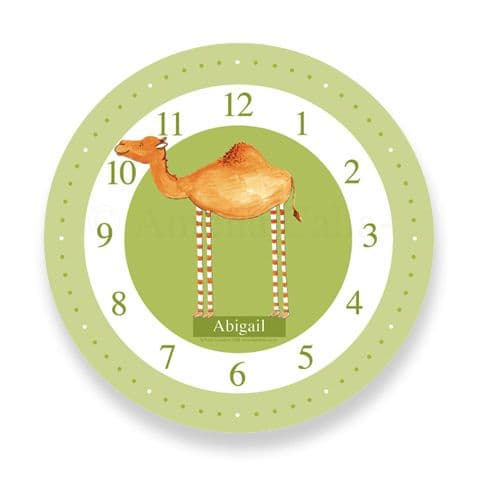 Personalised Camel Clock - Bump the Little Camel