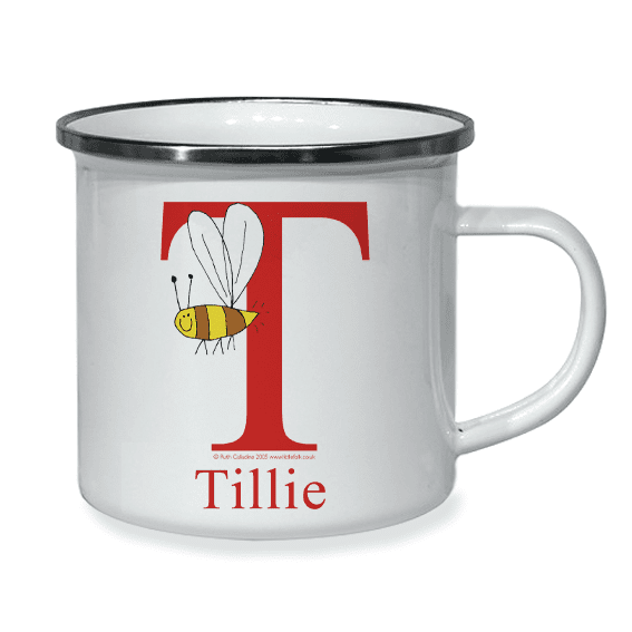 Personalised Enamel Cup | Sting the Little Wasp | Little Folk