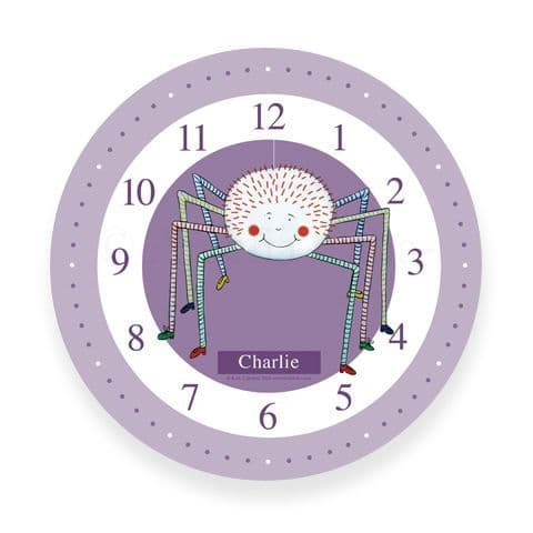 Children's Personalised Spider Clock | Personalised Gifts | Gifts for ...