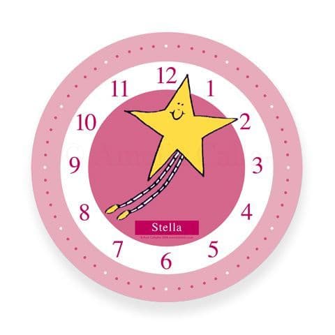 Children's Personalised Star Clock | Personalised Gifts | Twinkle the ...